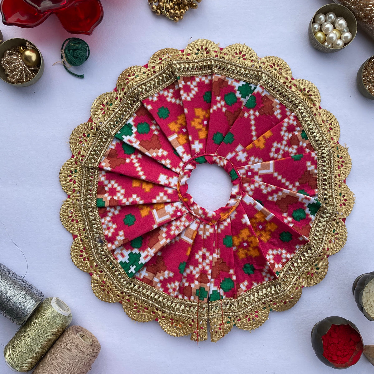 Buy beautiful poshak for KRISHNA JI | dress for god/goddess - IBHI